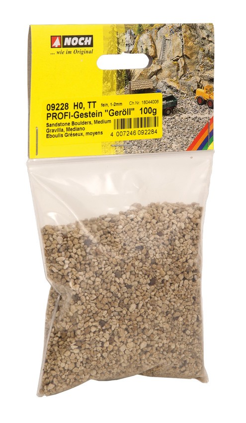 Noch - Profi-Rocks, Cascalho (Rubble) Fina, Multi Escala - 80g: 09228 ...