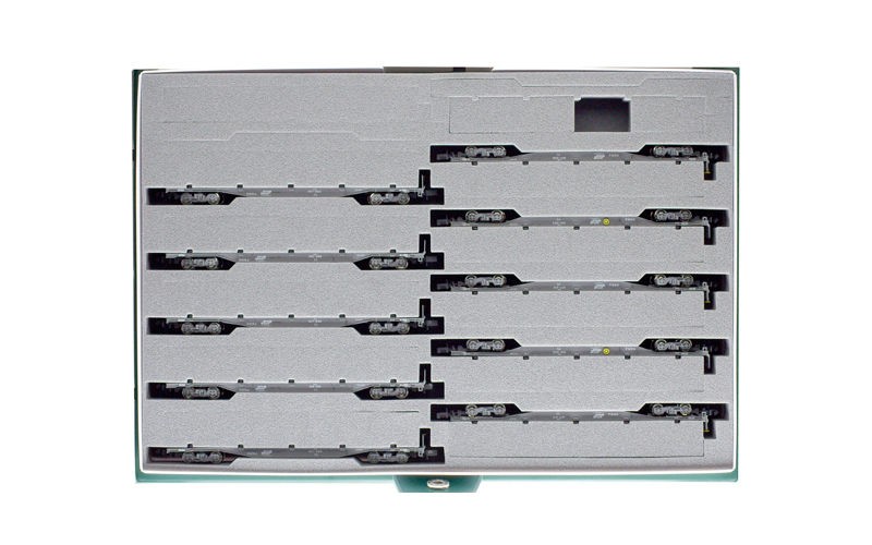 Kato N - Vagões KOKI 106 + 107 para Contêiner, 10 Car Set: 10-1432 - B52 Online