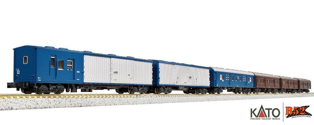 Kato N - Vagões "Post / Freight", 6 Car Set A: 10-899 - B52 Online