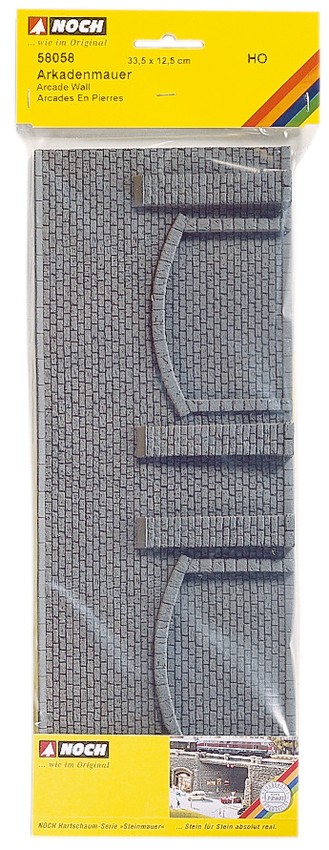 Noch - Muro de Contenção Arcos (Arcade Wall) - Escala HO: 58058 - B52 ...