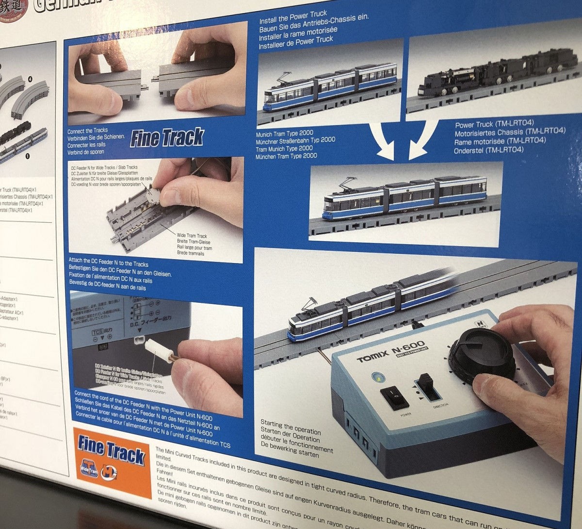 TOMYTEC - VLT German Tram Set, Oval com Power: 93014 - B52 Online