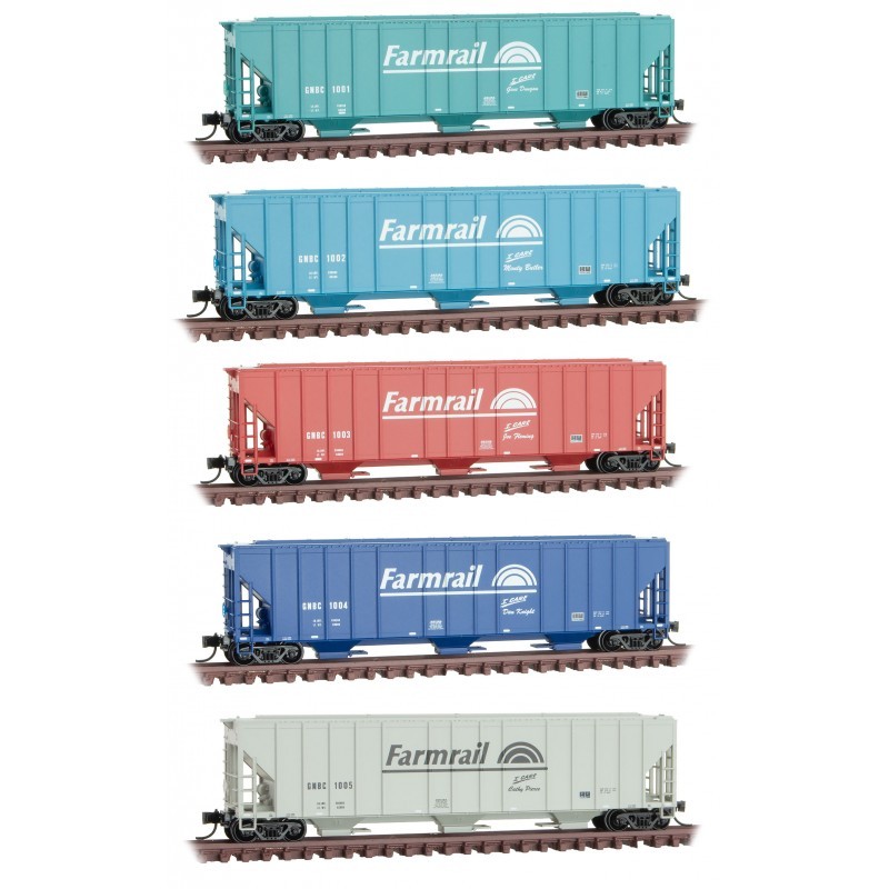 Micro-Trains N - Vagões Hopper, Farmrail - Set com 5: 993 02 140 - B52 Online