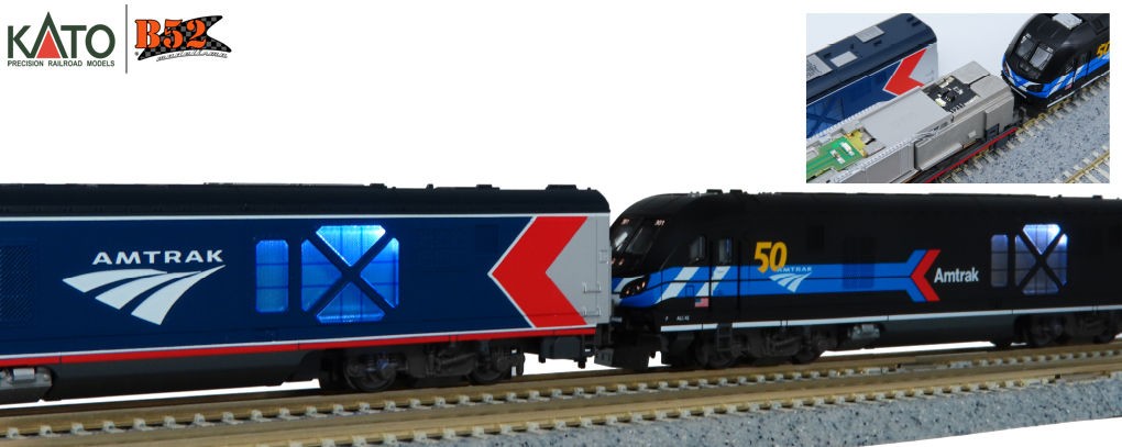 Kato N - Locomotiva Siemens ALC-42 Amtrak Phase VII #315: 176-6056 - B52 Online