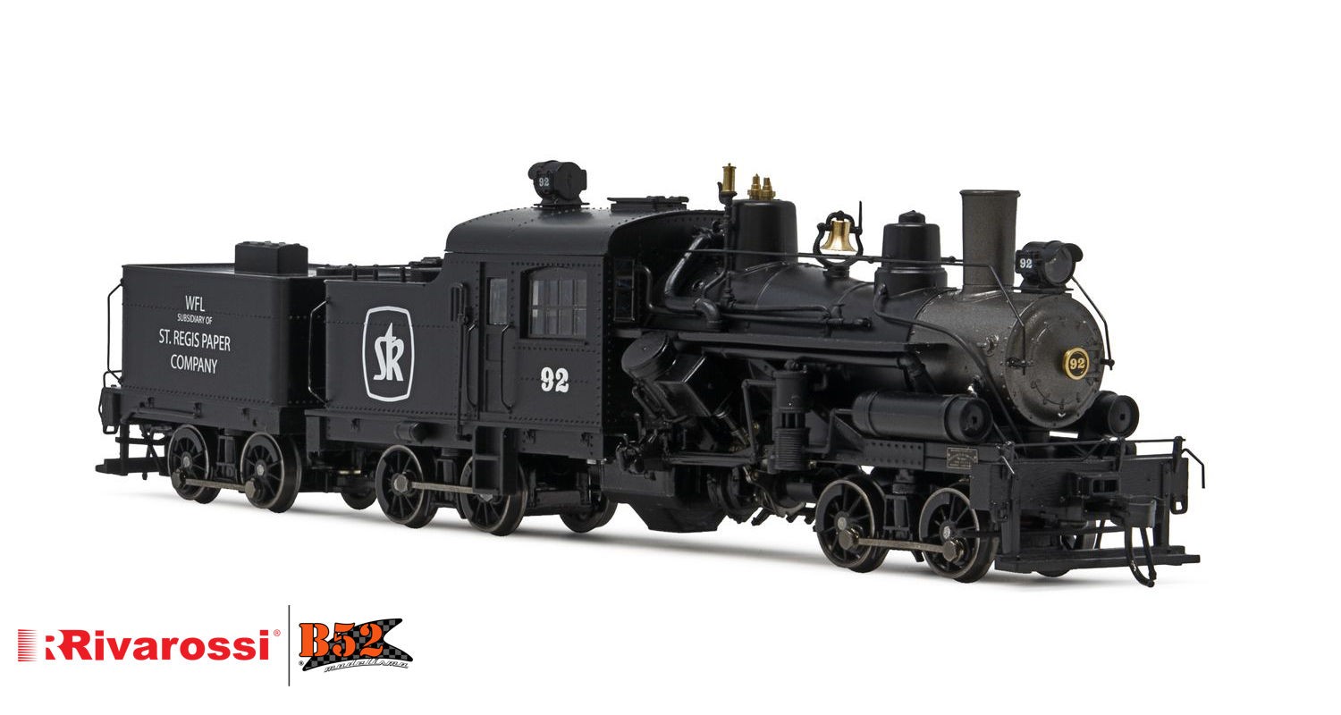 Rivarossi HO - Locomotiva Vapor Heisler, 3-Truck: HR2948 - B52 Online