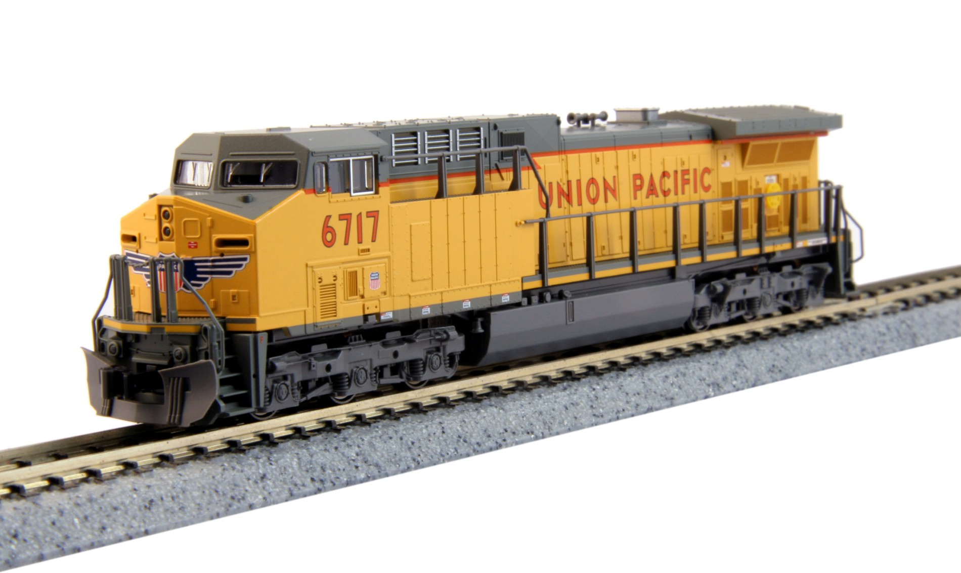 Kato N - Locomotiva GE AC4400CW Union Pacific "Lightning Bolt" #6717: 176-7037 - B52 Online