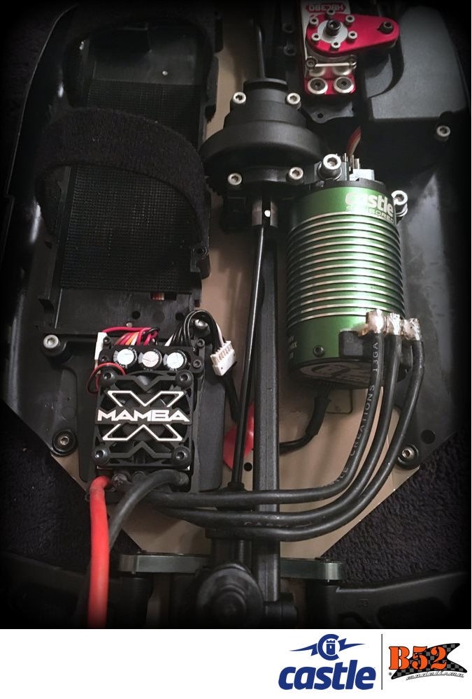 Castle - Mamba X, ESC + Motor Sensored 1512-1800Kv - 1/8: 010-0155-06 ...