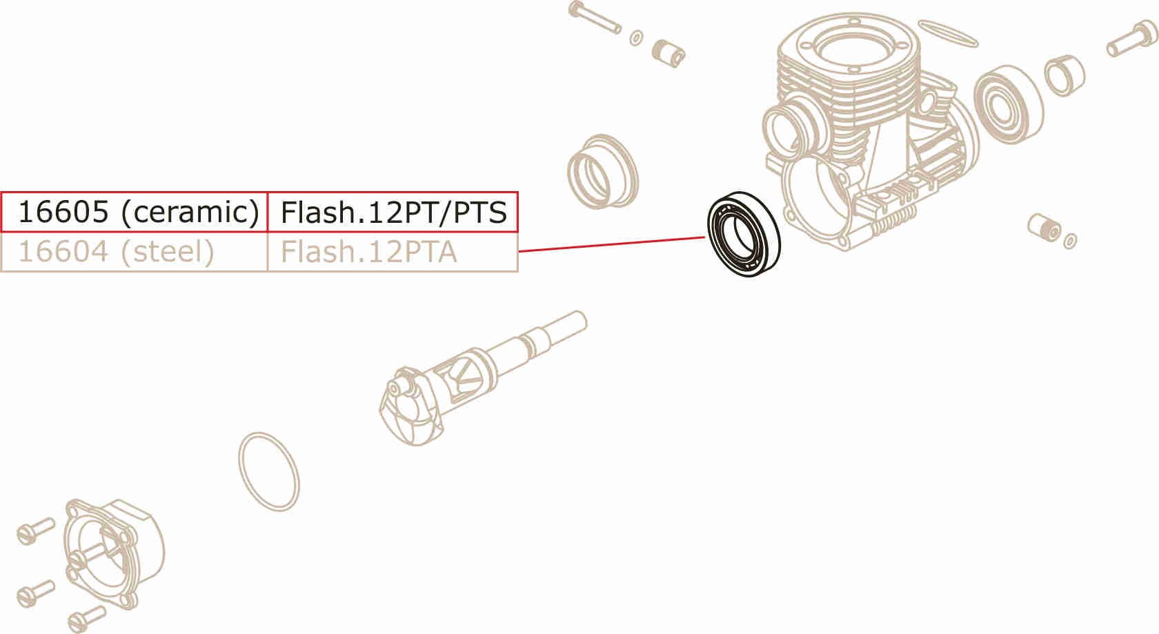 Novarossi - Rolamento Tras. Cerâmica: NV-16605 - B52 Online