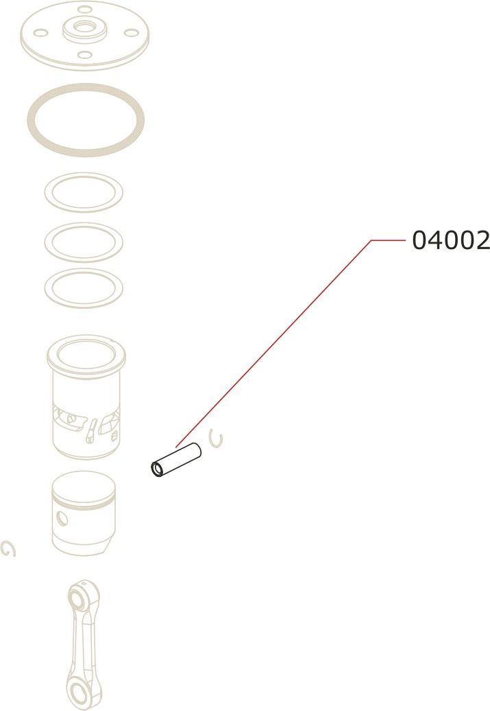 Novarossi - Pino do Pistão, 3,5cc: NV-04002 - B52 Online