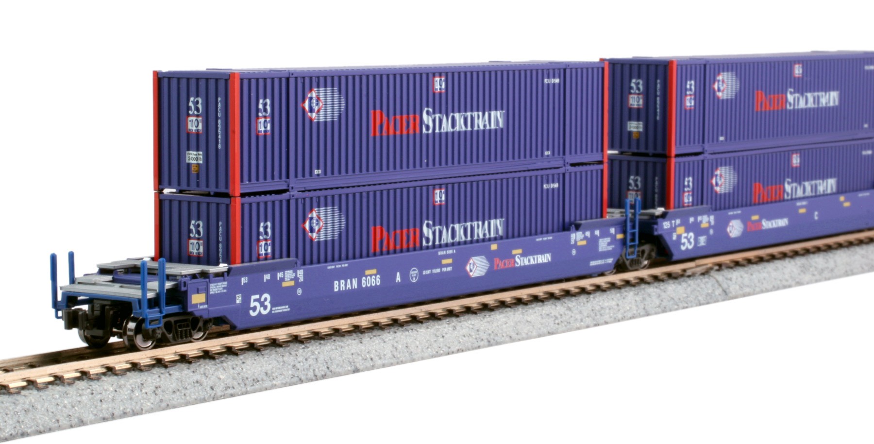 Kato N - Gunderson MAXI-IV Pacer Stacktrain #6066: 106-6180 - B52 Online