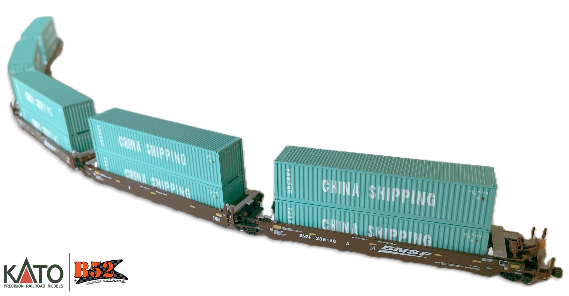 Kato N - Gunderson MAXI-I BNSF "Swoosh" #239156: 106-6211 - B52 Online