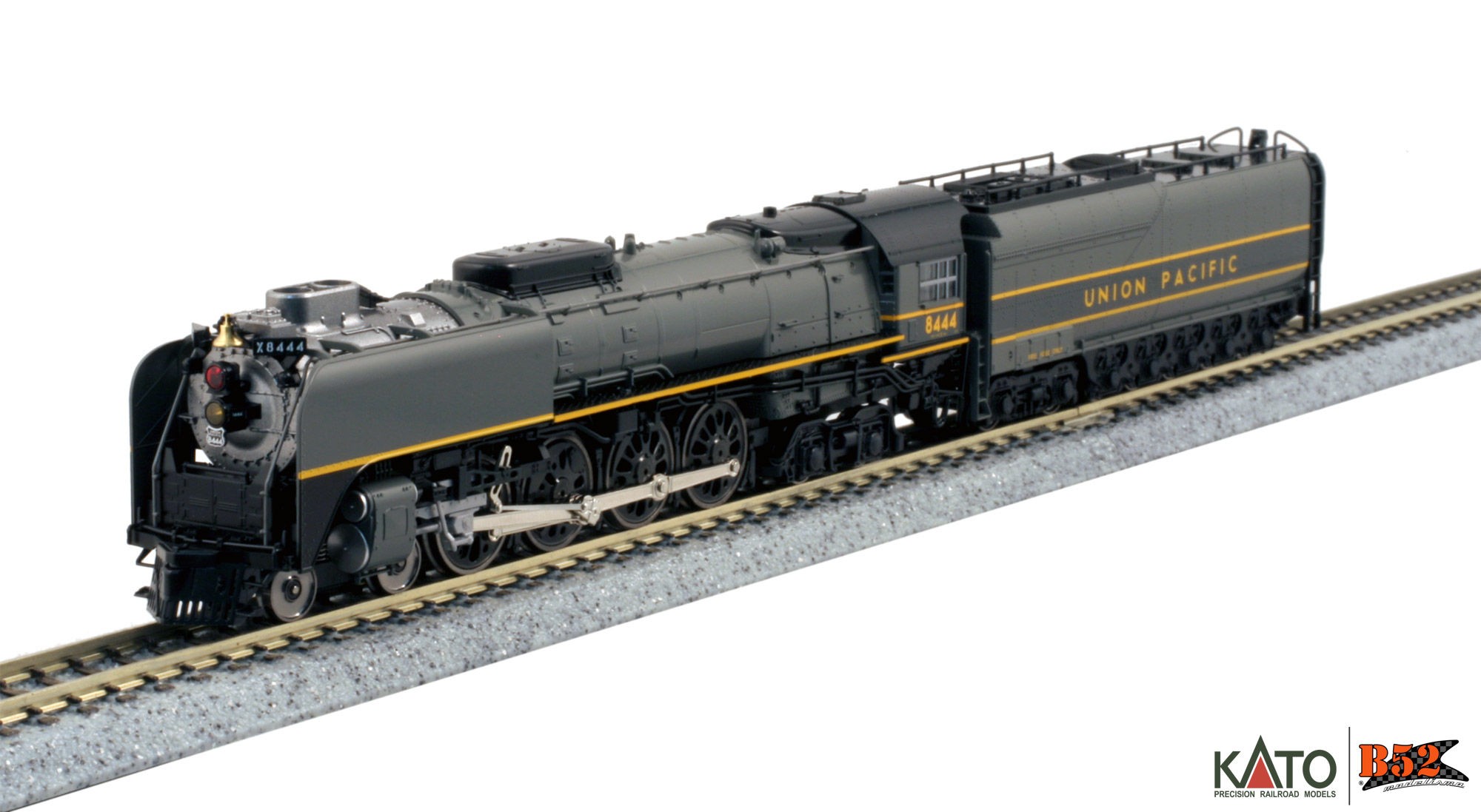 Kato N - FEF-3 Locomotiva a Vapor UP Greyhound #8444, DCC: 126-0403-DCC - B52 Online