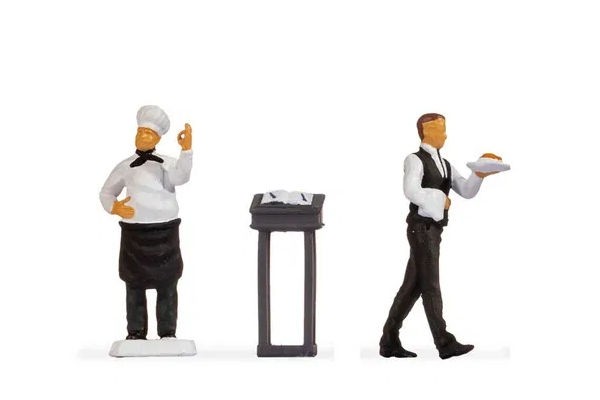 Noch - Tiny-Scenes "Restaurante" (Restaurant) - Escala HO: 16512 - B52 ...