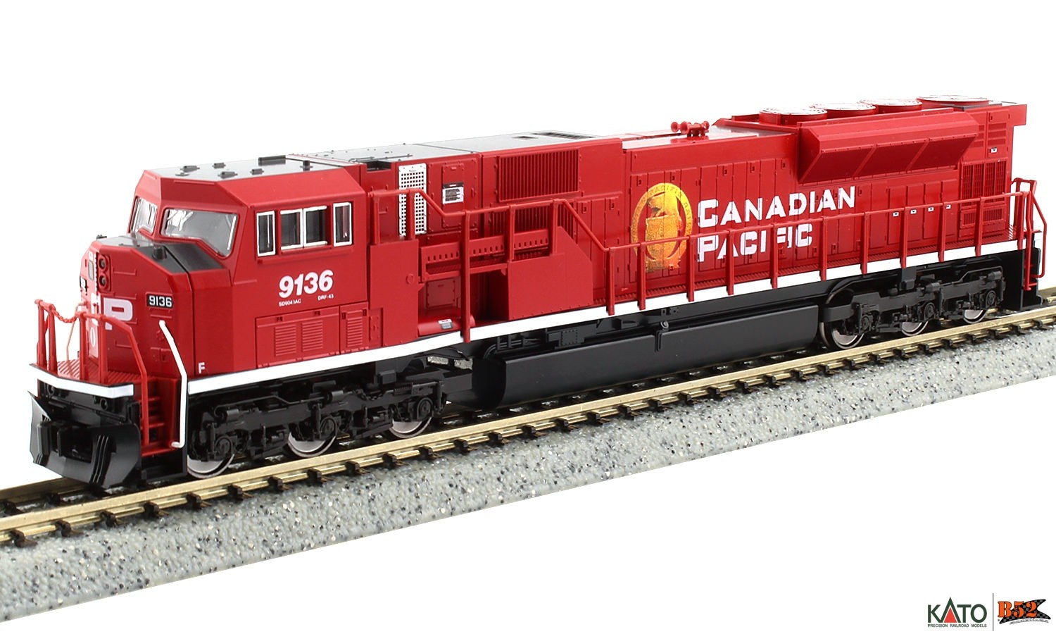 Kato N - EMD SD90/43MAC Canadian Pacific (CP), #9136: 176-5626 - B52 Online