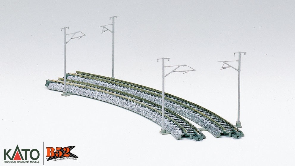 Kato N - Catenárias para Pista Simples: 23-059-1 - B52 Online
