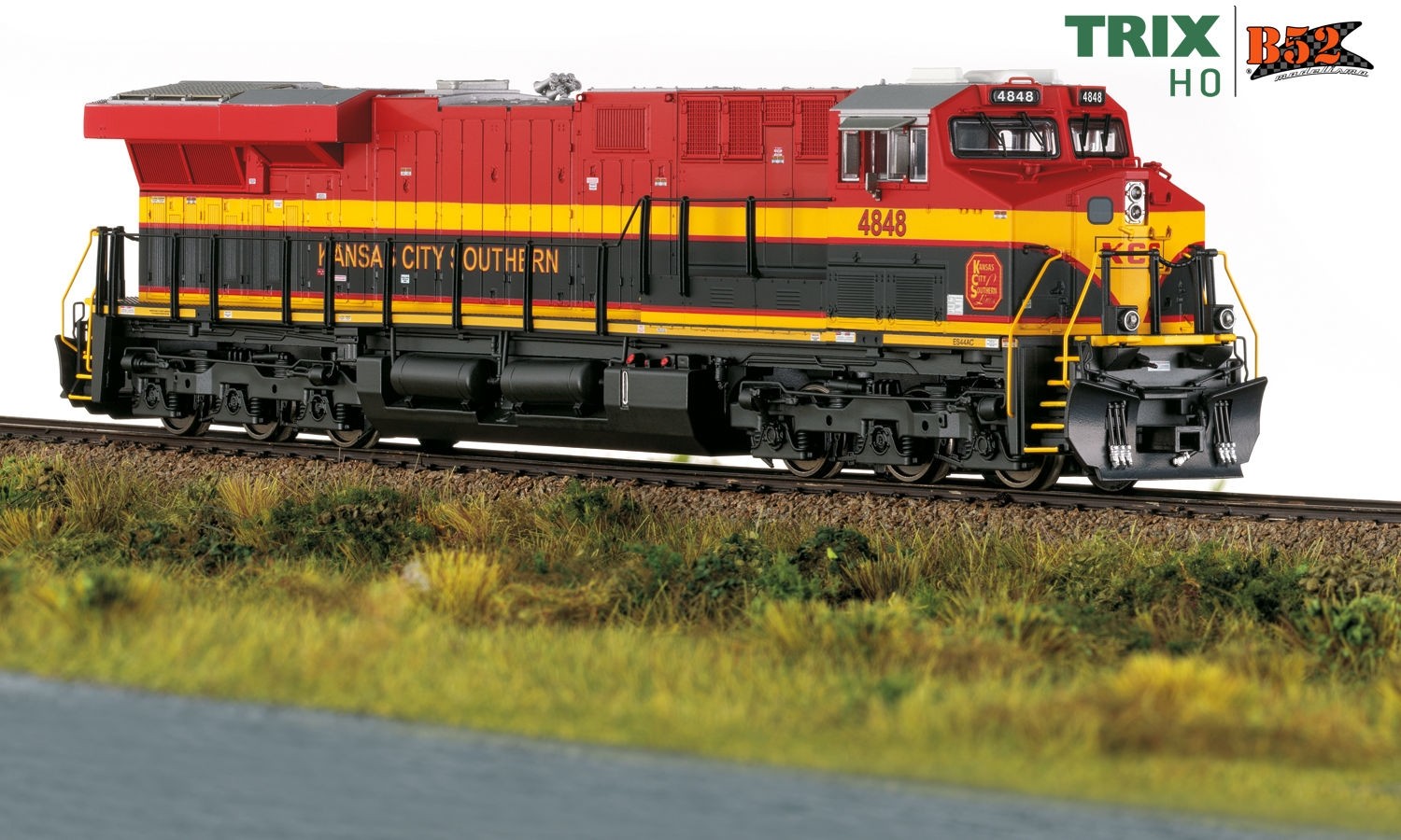 TRIX HO - Locomotiva GE ES44AC KCS #4848 - DCC: 25442 - B52 Online