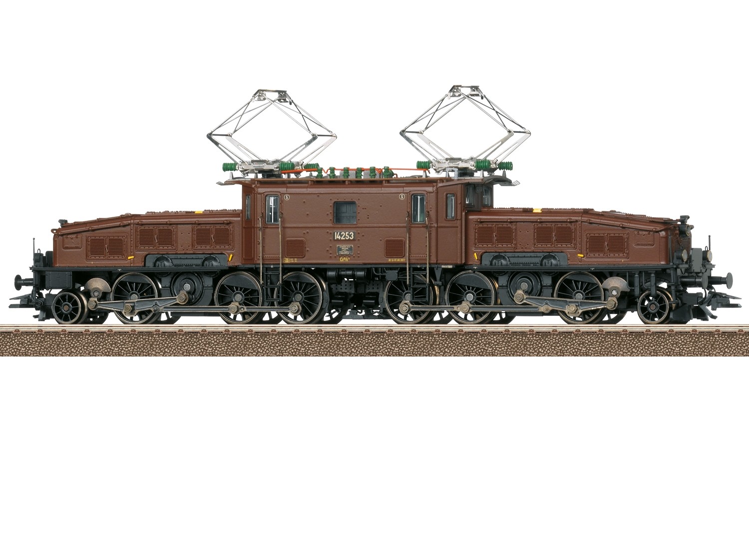 TRIX HO - Class Ce 6/8 II "Crocodile" Electric Locomotive - DCC: 25595 ...
