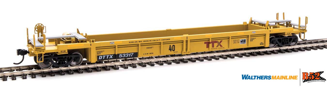 Walthers HO - Well Car 40', TTX #53317: 910-8418 - B52 Online