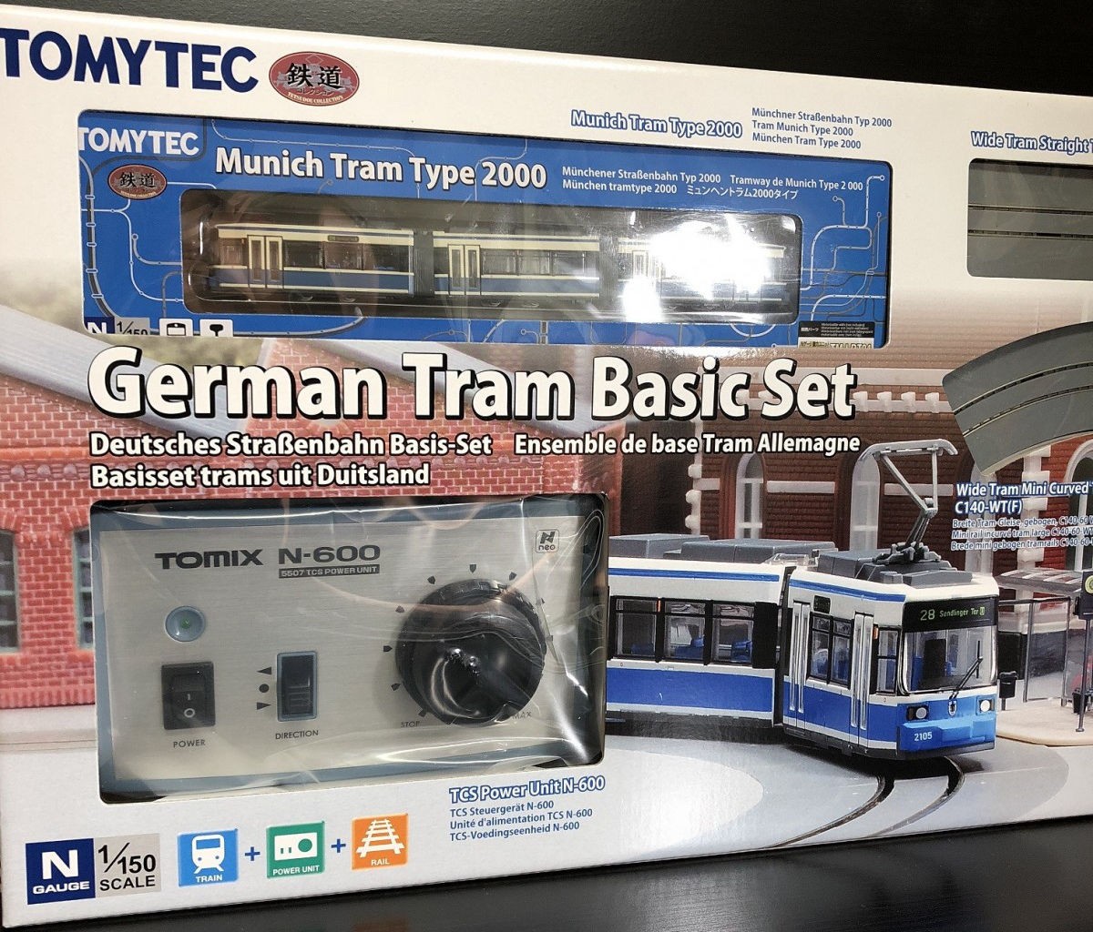 TOMYTEC - VLT German Tram Set, Oval com Power: 93014 - B52 Online