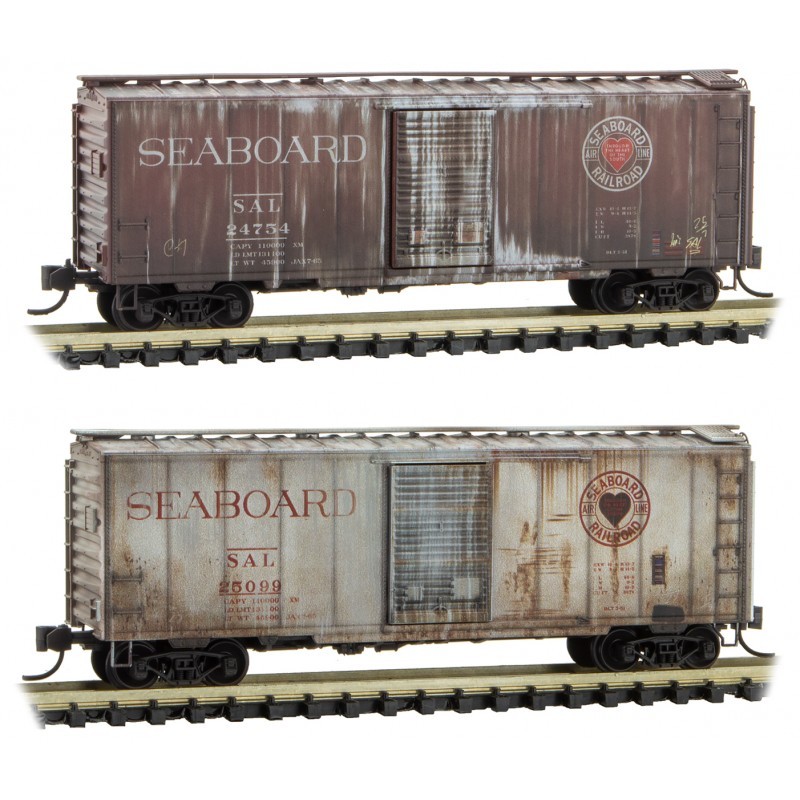Micro-Trains N - Vagões Fechados de 40' (Box Car), Envelhecidos: 993 05 630 - B52 Online