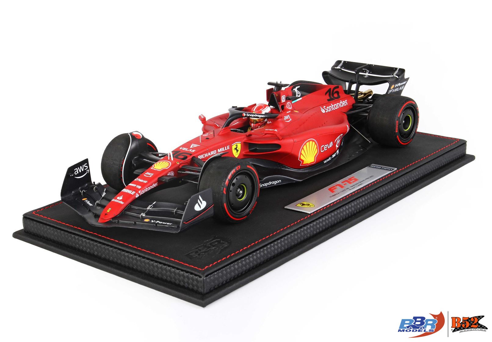 BBR - Ferrari F1-75 Leclerc #16, GP Bahrain 2022: BBR221816DIE - B52 Online