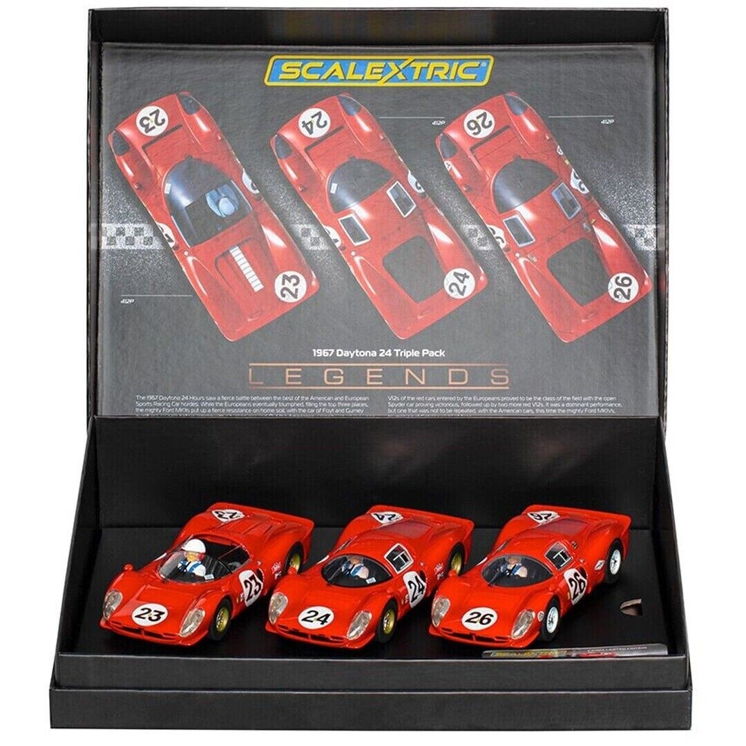 Scalextric - Set Ferrari Triple Pack - Daytona 1967 - C4391A - B52 Online