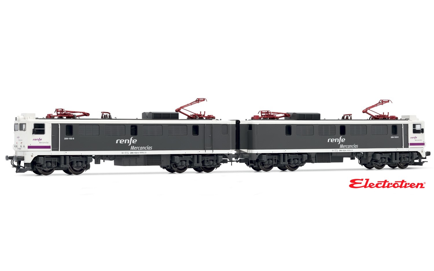 Electrotren HO - Locomotiva Elétrica Tandem RENFE 289.102: E2696D - B52 ...