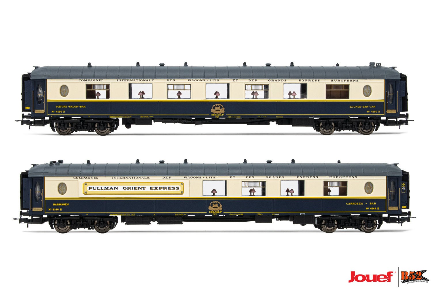 Jouef HO - Carros Pullman Orient Express "CIWL": HJ4155 - B52 Online