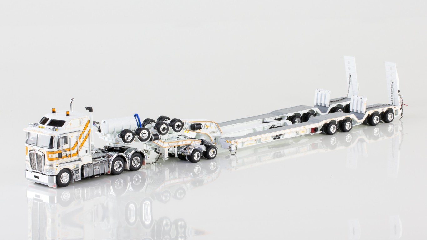 Drake - Kenworth K200 Prime Mover Drake 2X8 Dolly e 4X8 Dragline Bucket ...